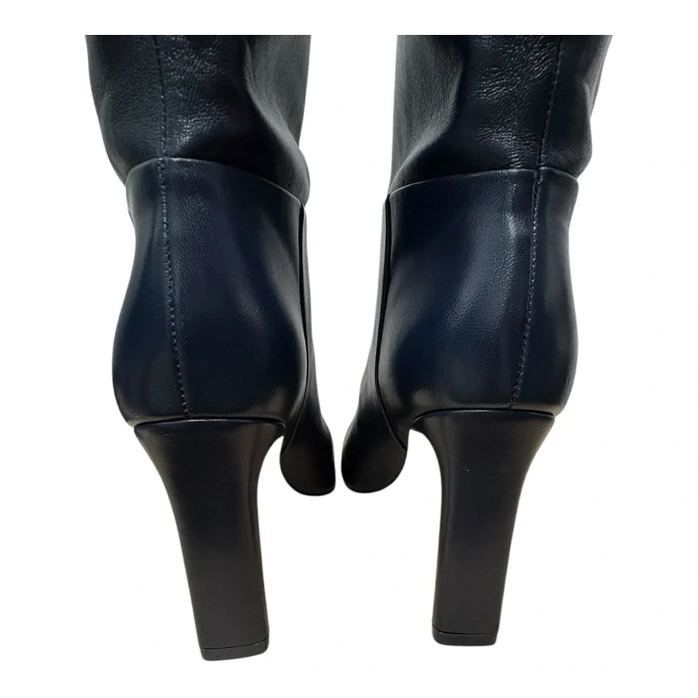 Larroude | Shoes | New Larroude Jennifer Fisher Jenn Boot Inky Blue ...